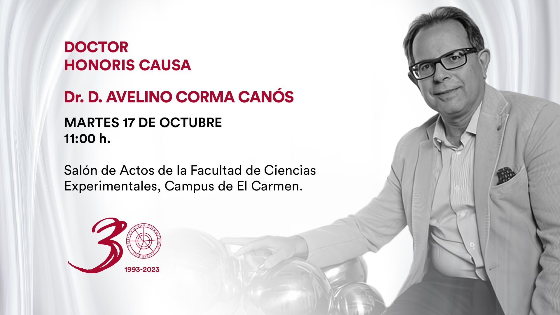Investidura como doctor honoris causa de D. Avelino Corma Canós | Portal de Comunicación