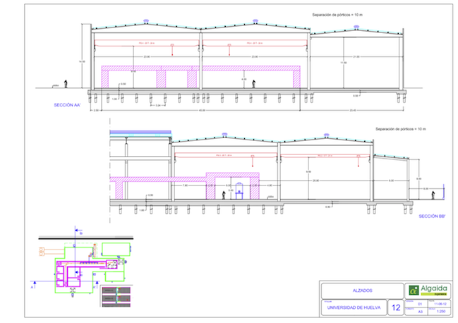 Details of modules 1-2-3 of offices and labs:
