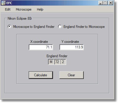 England Finder Calculator